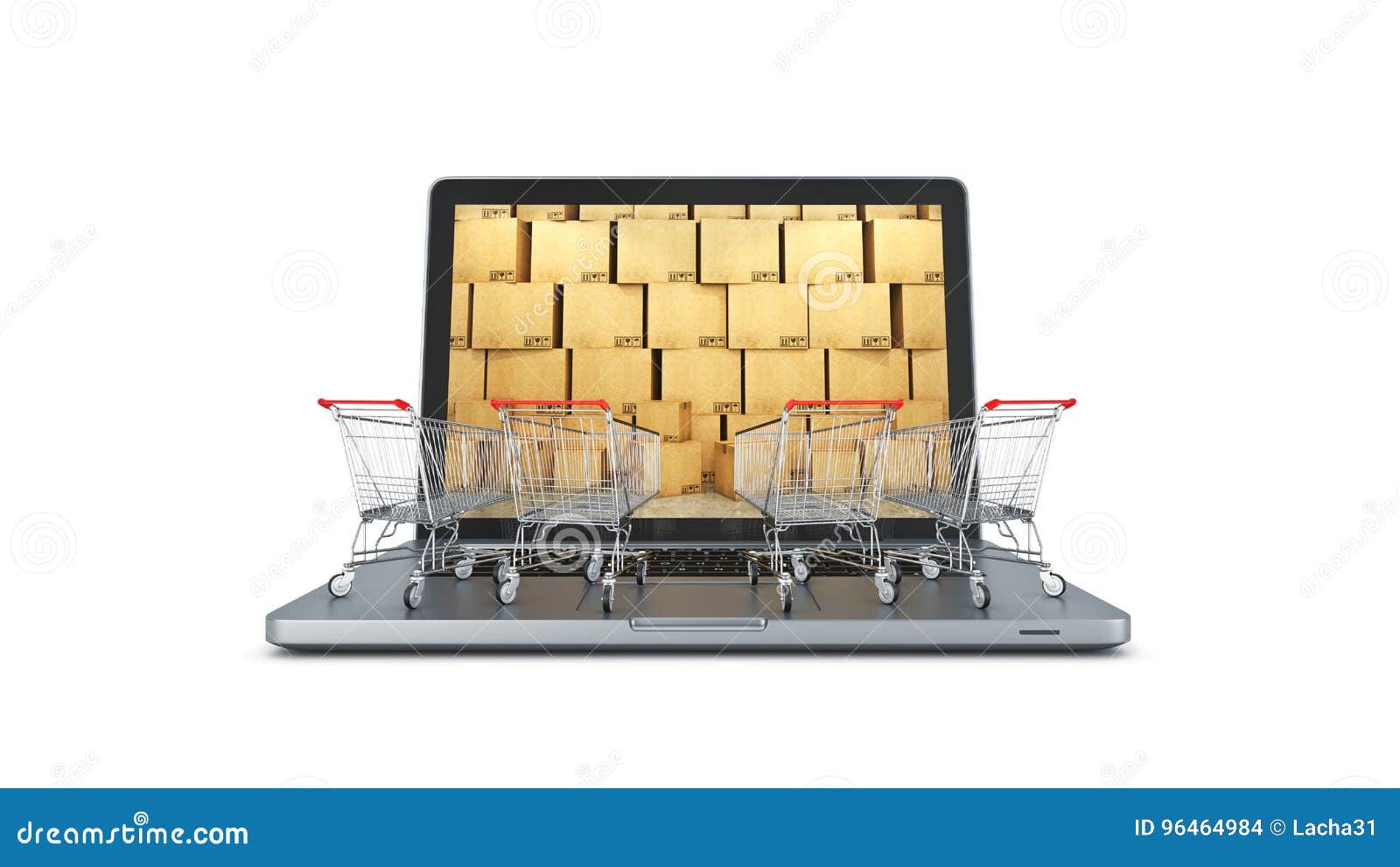 Shipping and Logistics Concept. Stock Illustration - Illustration of ...