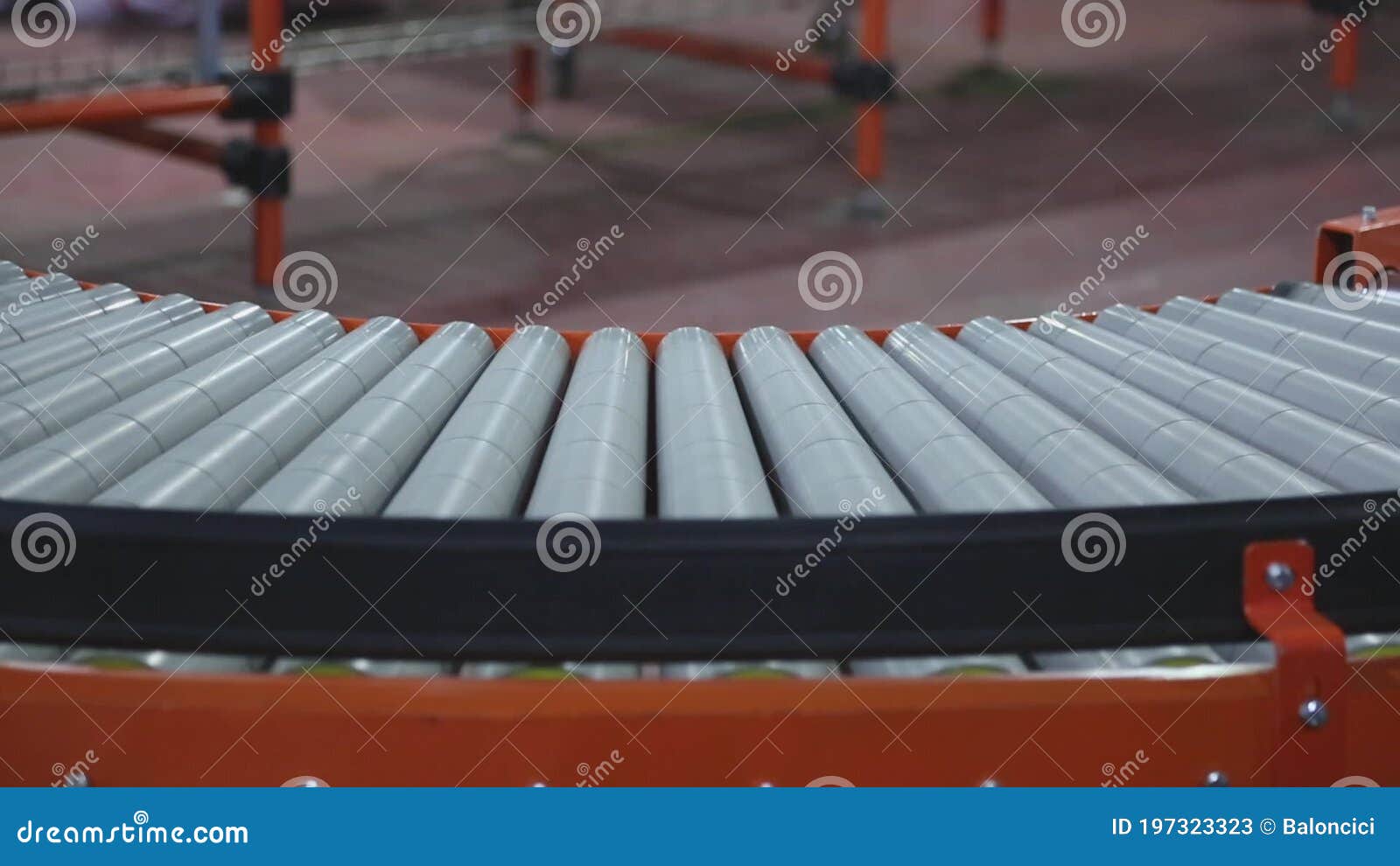 Packages Conveyor Rollers stock video. Video of sorting - 197323323