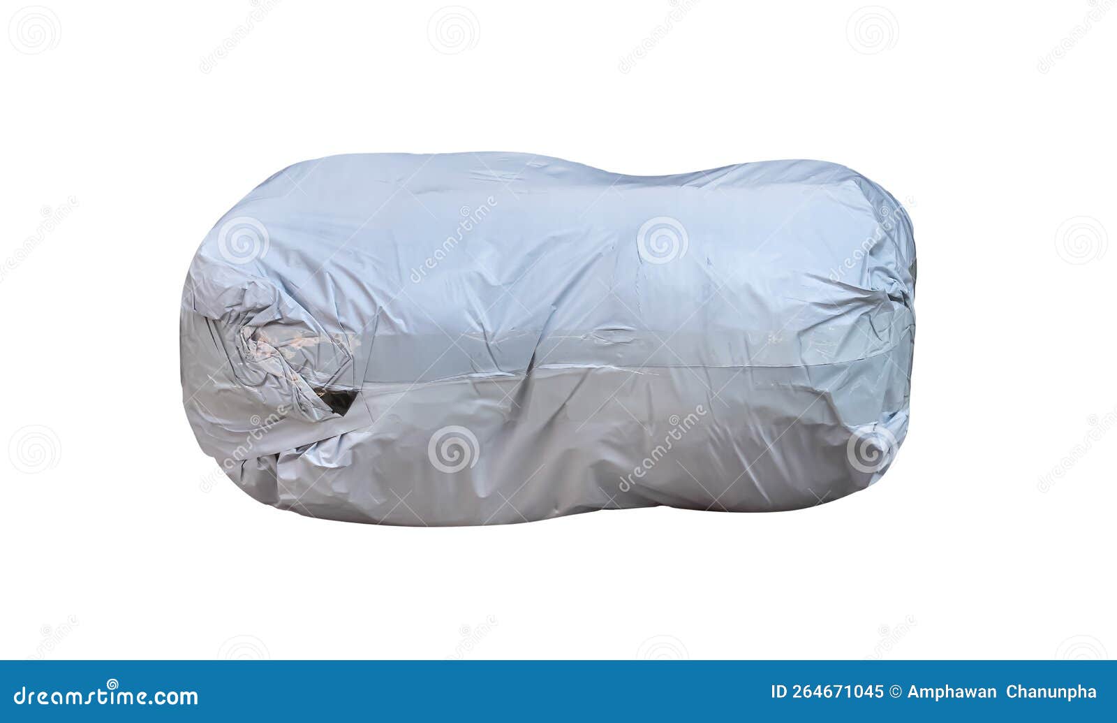 Shipping Parcel Poly Plastic Bag Isolated on Background , Clipping Path ...