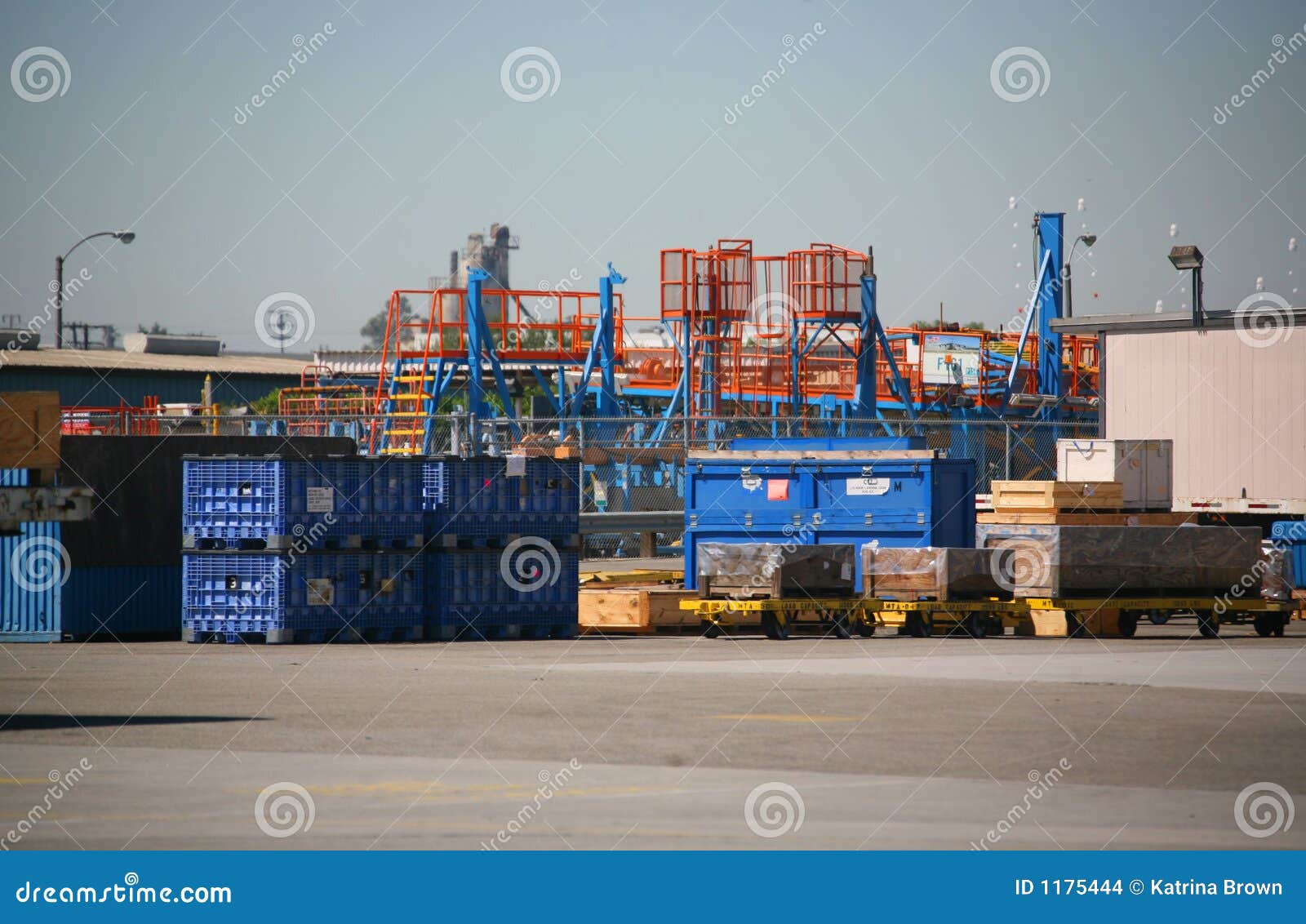 Shipping Receiving Area of Aerospace Plant Stock Photo - Image of ...
