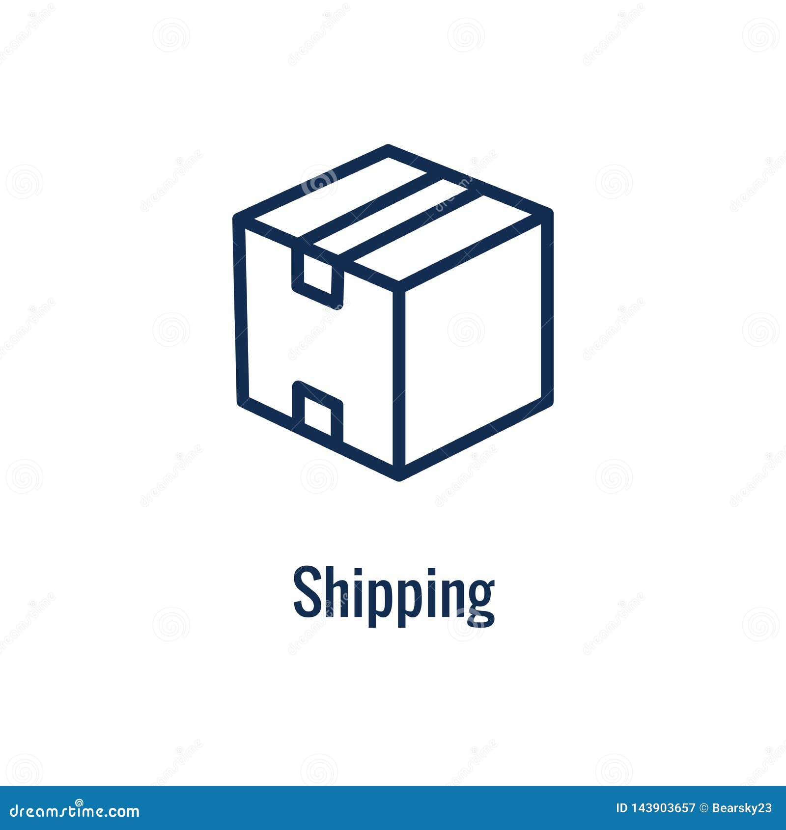 Shipping and Receiving Icon Set with Boxes, Warehouse, Checklist, Etc ...