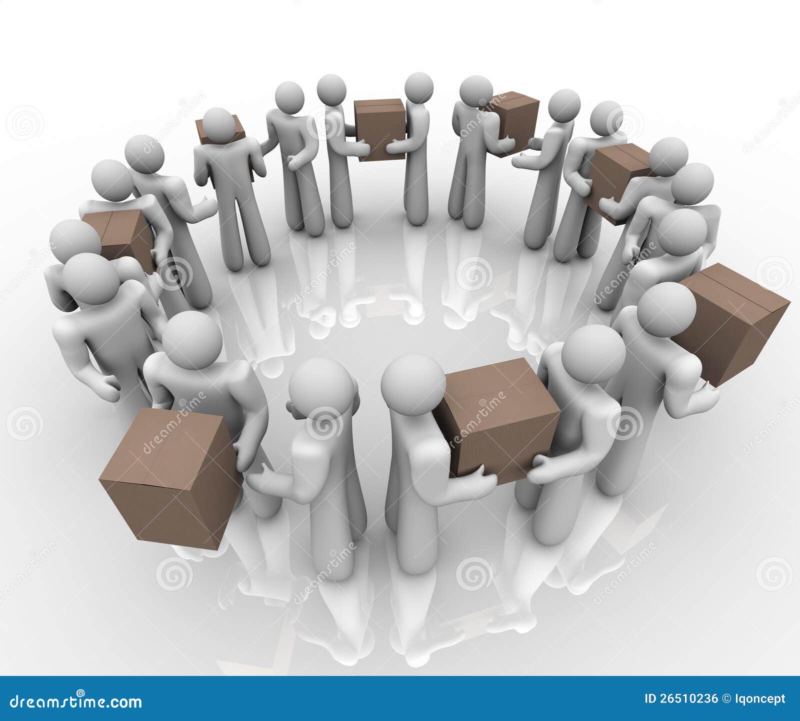 Shipping Receiving Workers Delivering Packages Stock Illustration ... Shipping Receiving Workers Delivering Packages Stock Illustration ...