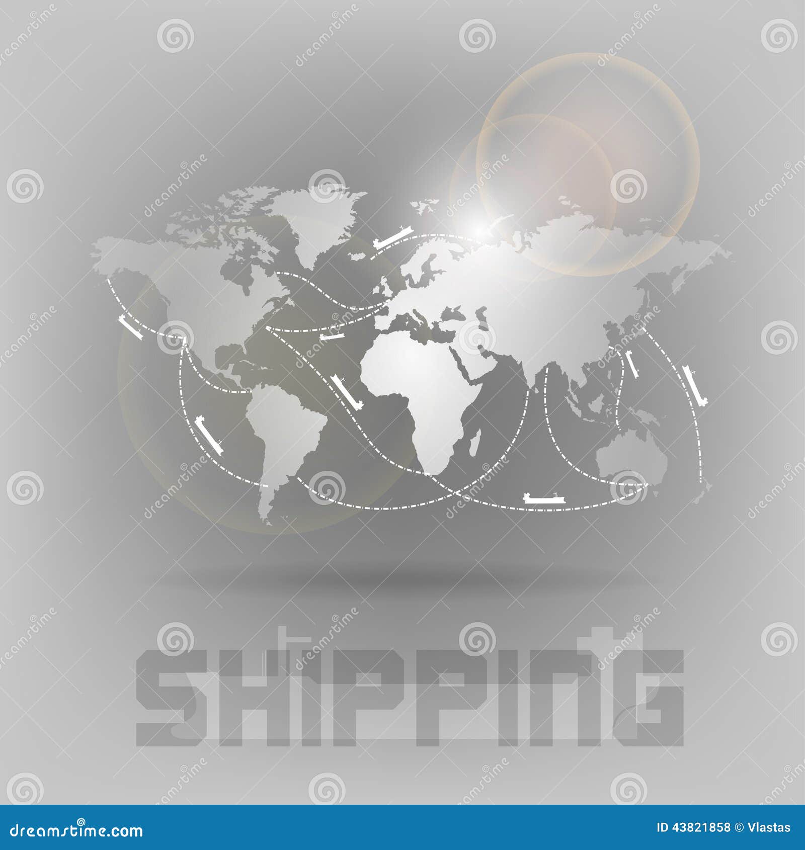 Shipping stock vector. Illustration of design, import - 43821858