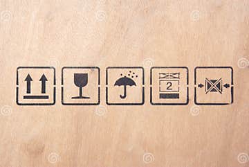 Shipping symbols. stock image. Image of break, empty, paking - 4310651