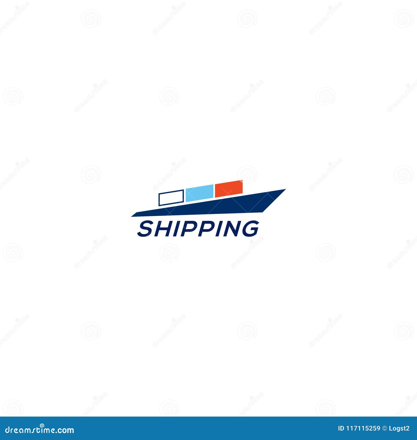 Shipping vector logo stock vector. Illustration of graphic - 117115259