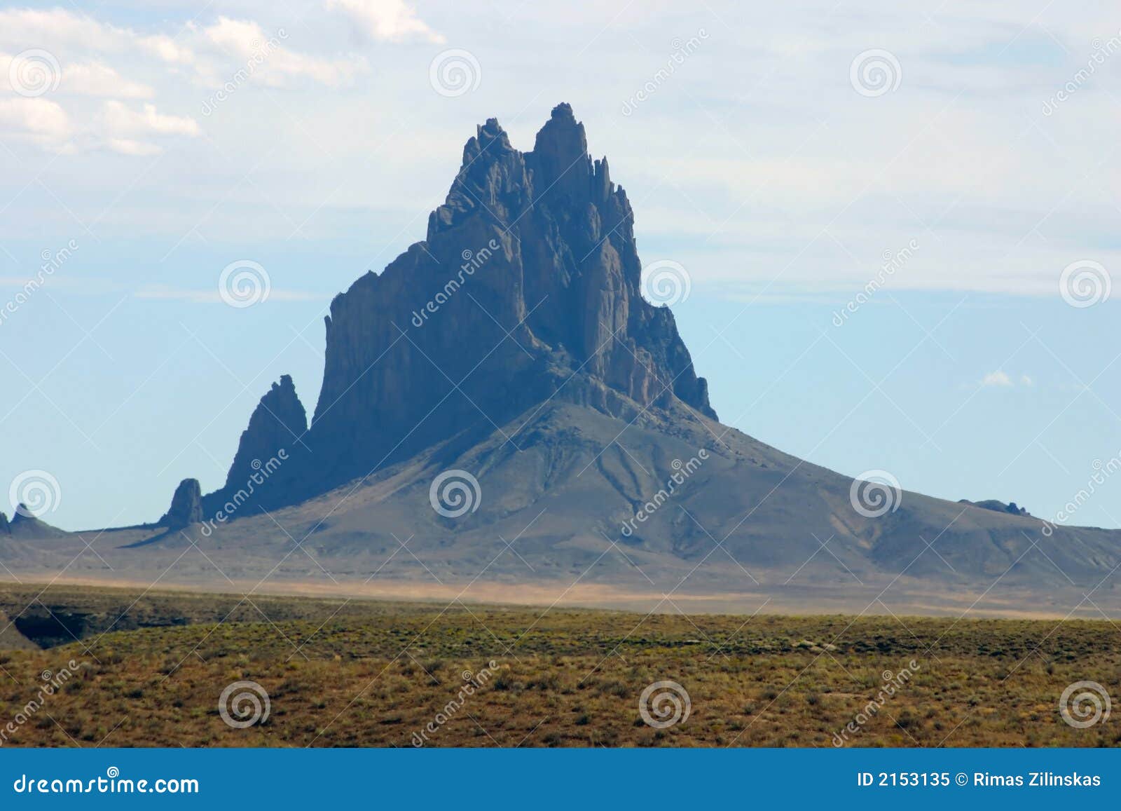Shiprock stock image. Image of tour, desert, vegetation - 2153135