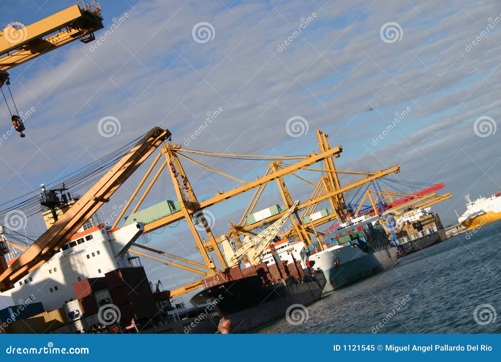 Ships stock image. Image of dock, unload, large, unloading - 1121545