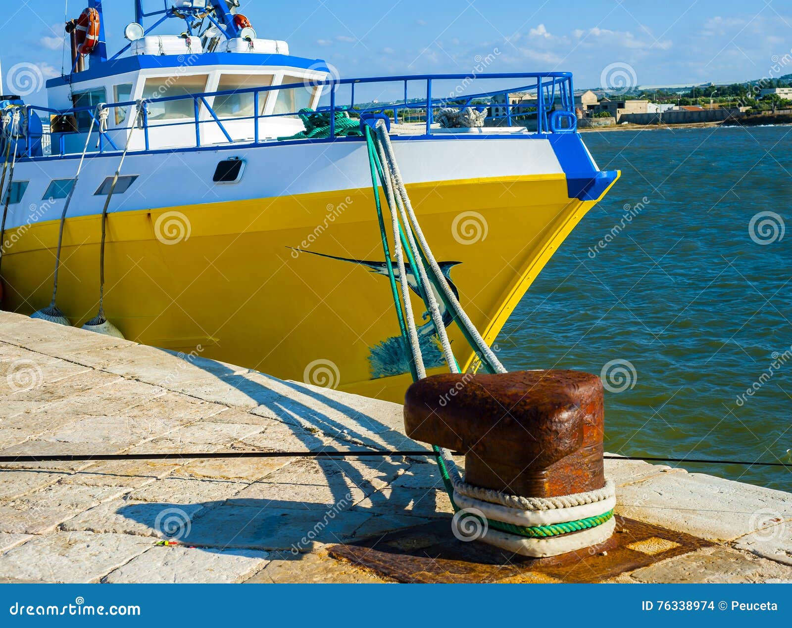 Ships Anchored in the Harbor Stock Photo - Image of hold, harbor: 76338974