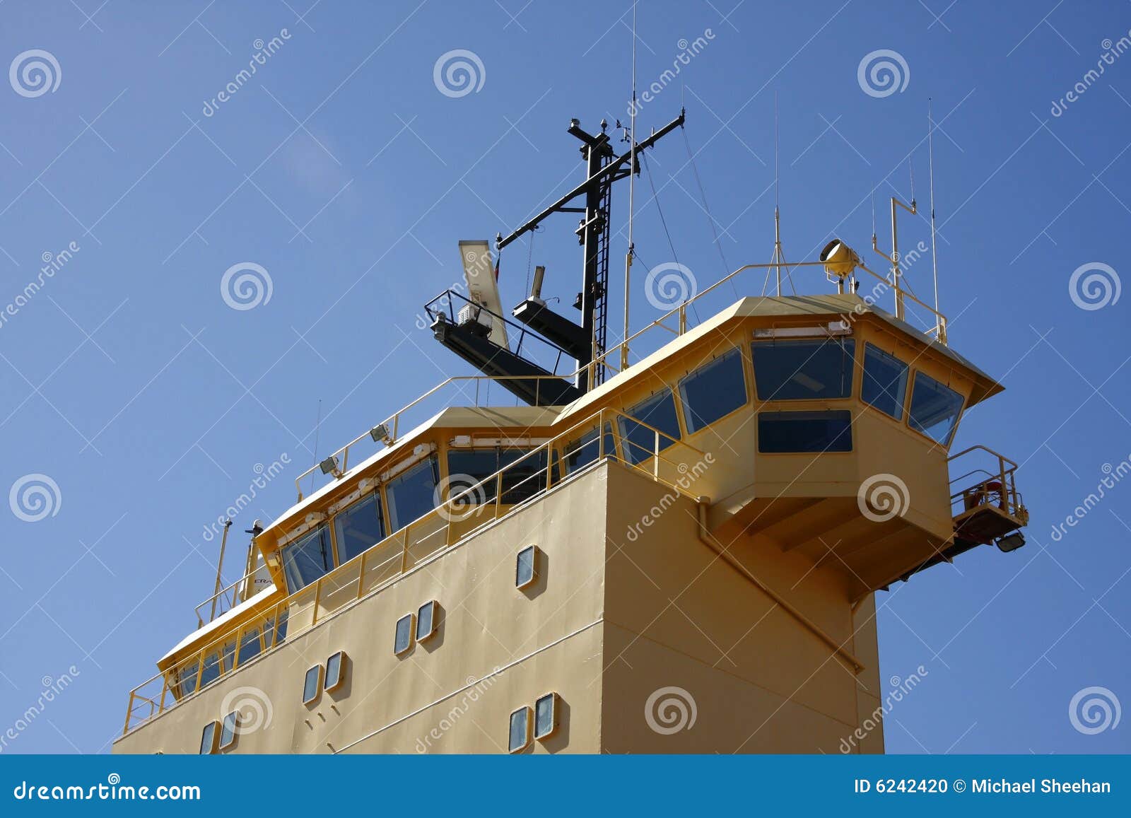 Ships bridge 2 stock photo. Image of port, goods, freight - 6242420