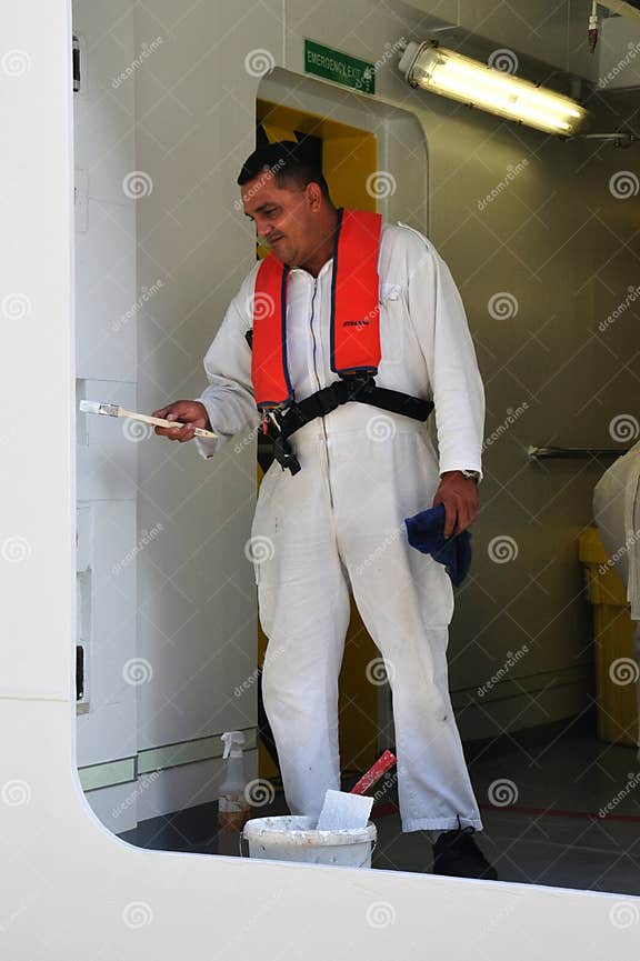 Ships crew member editorial image. Image of caucasian - 37721730