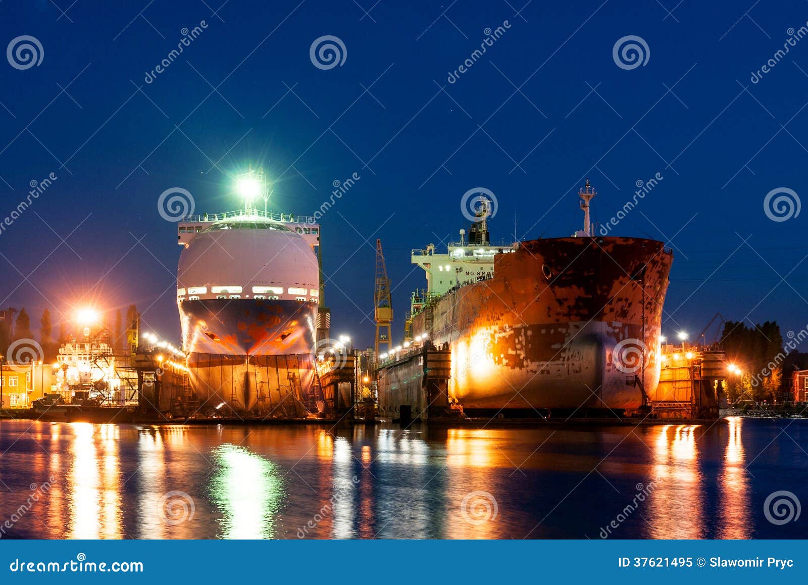 Ships in docks stock image. Image of transport, crew - 37621495