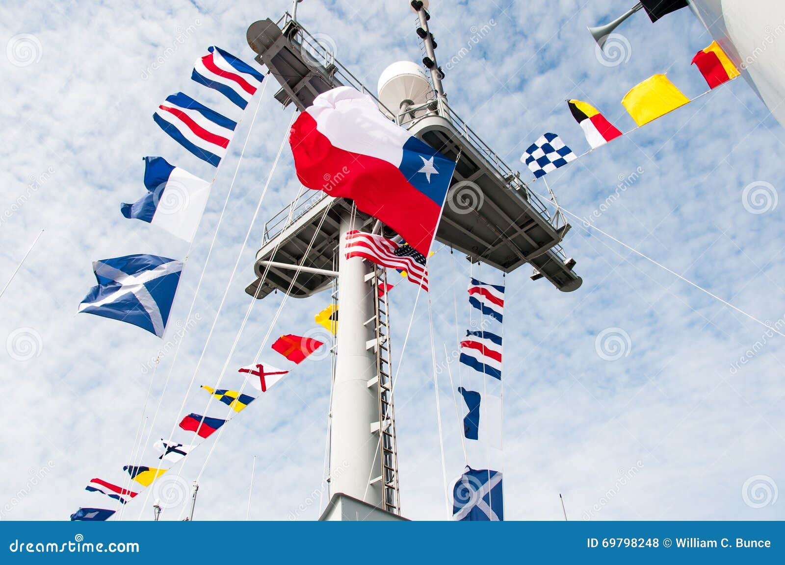 Ships Mast stock photo. Image of ocean, rigging, sailboat - 69798248