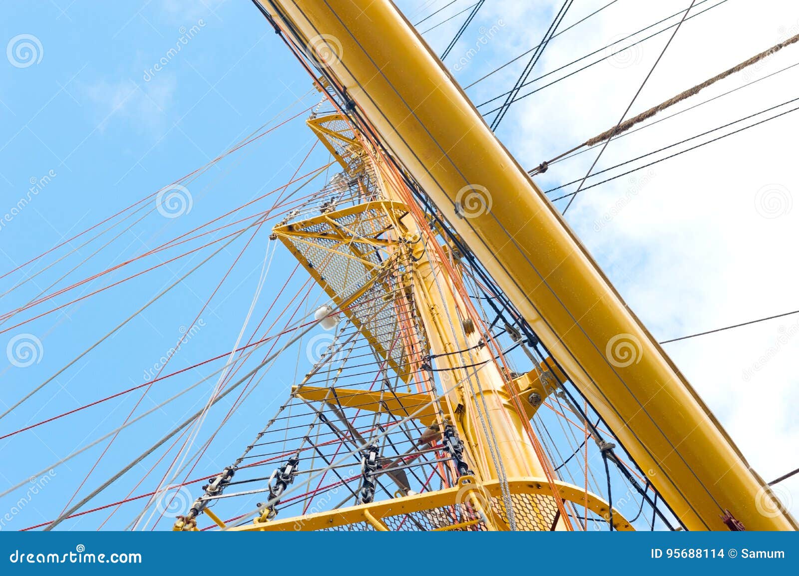 The ships mast stock photo. Image of ship, boat, cruise - 95688114