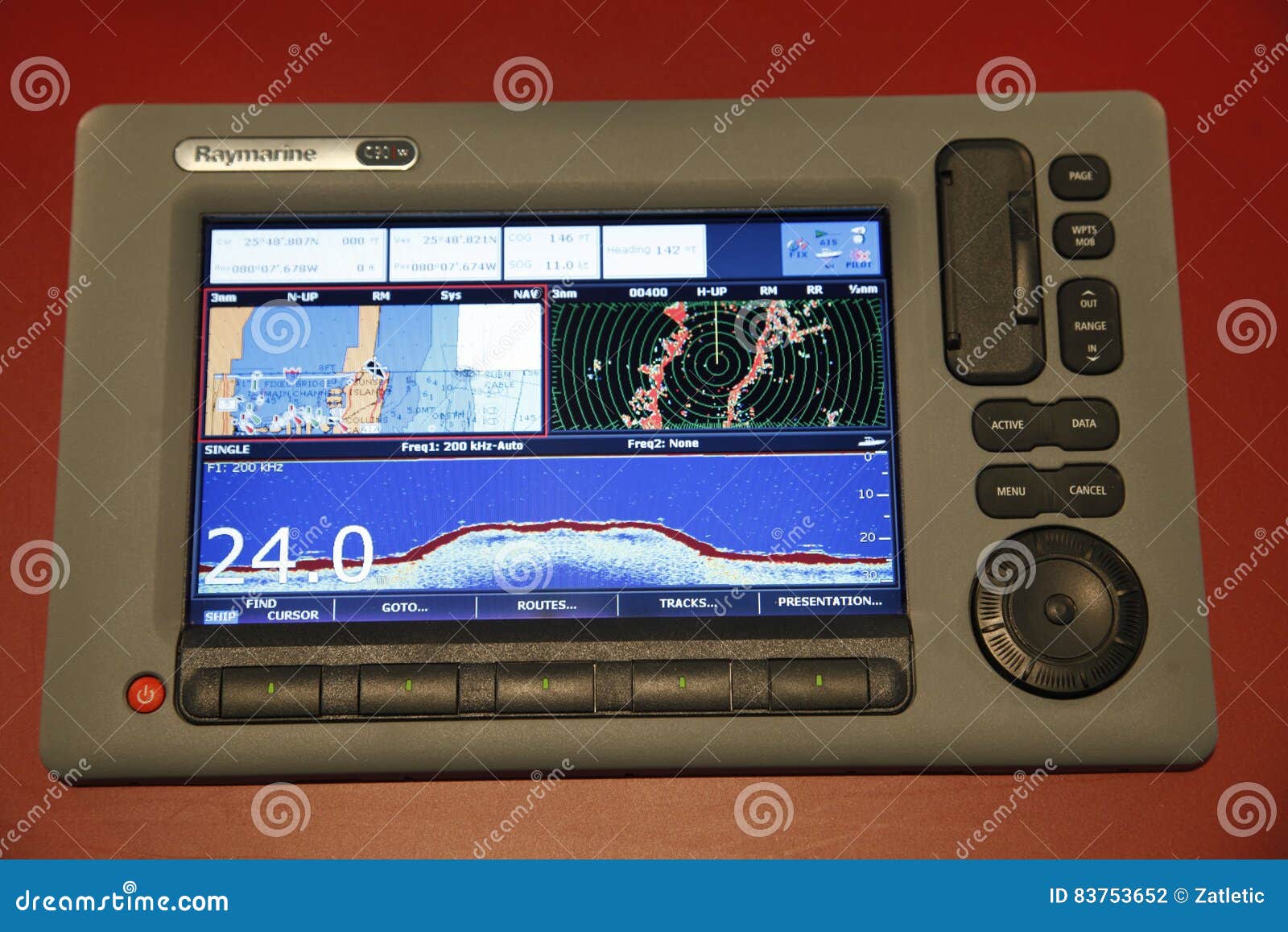 Ships Navigation Radar Screen Editorial Photography - Image of naval ...