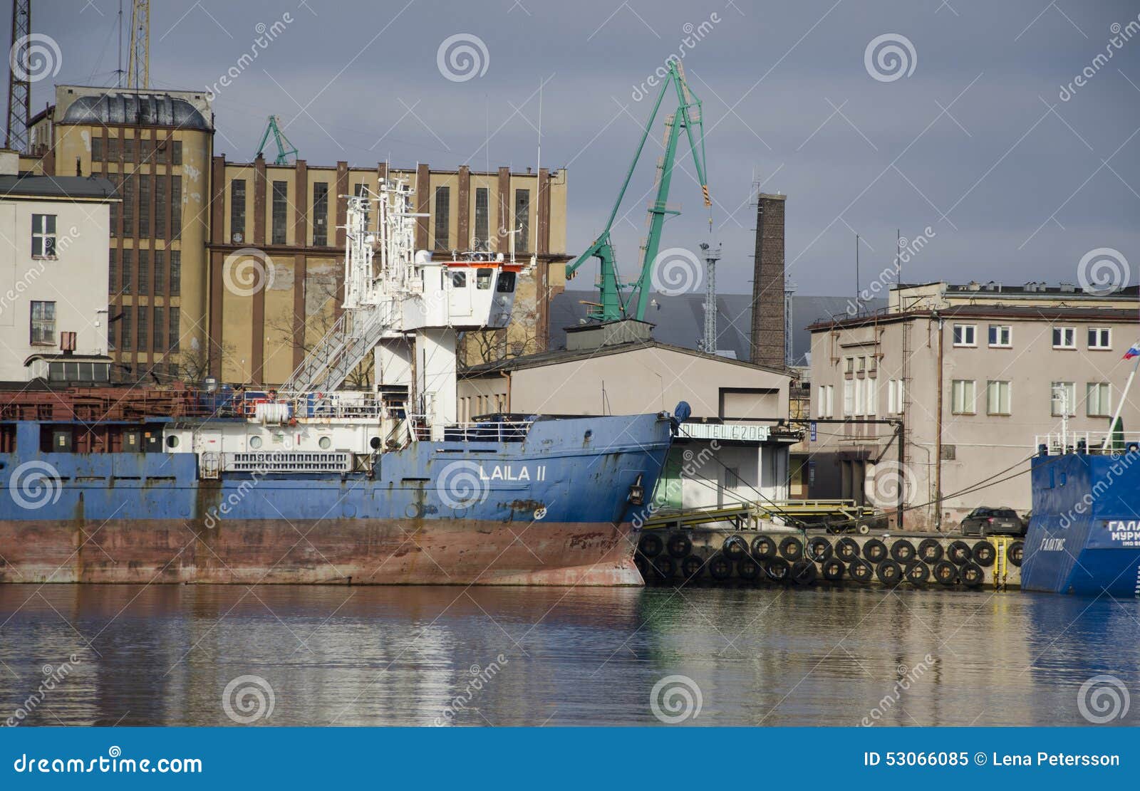 Ships at the Port of Gdynia Editorial Image - Image of boat, port: 53066085