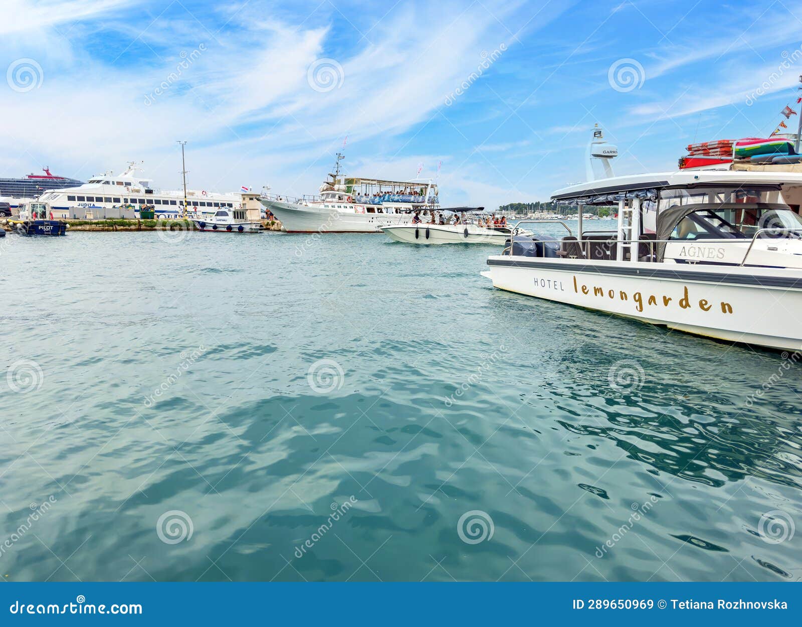Ships in the Port of Split, Croatia. Editorial Stock Image - Image of ...