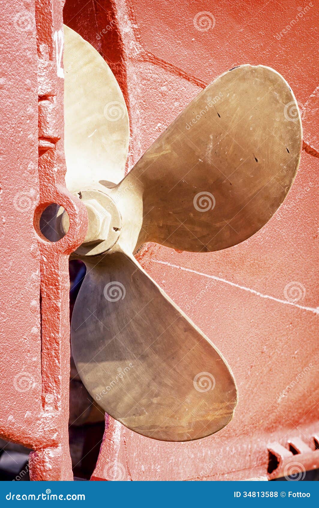 Ships propeller stock photo. Image of nautical, industrial - 34813588