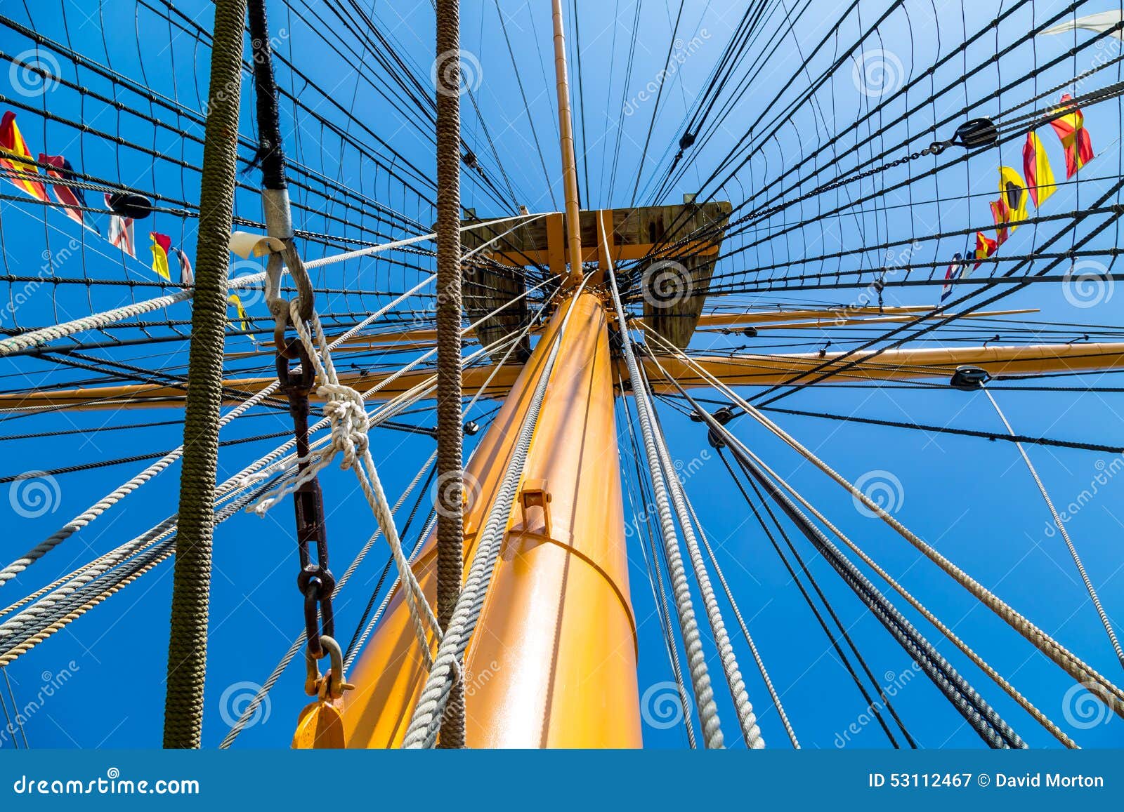 Ships rigging stock image. Image of chain, navy, militay - 53112467