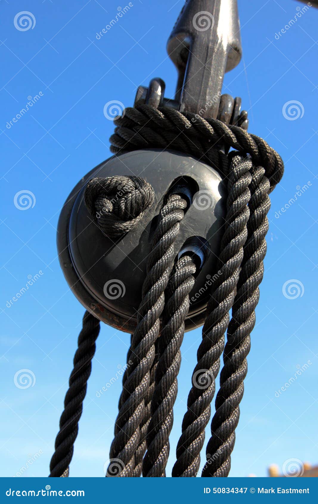 Ships rigging tackle stock image. Image of iron, ships - 50834347