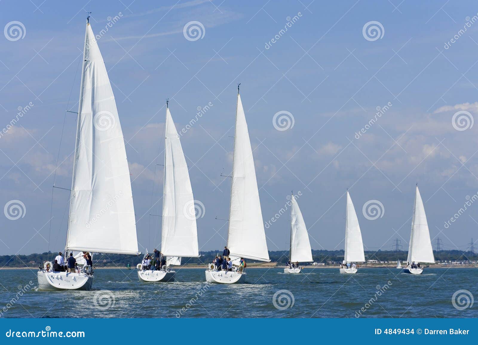 Ships in a Row stock photo. Image of wind, boat, yacht - 4849434