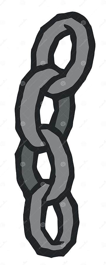 Ships Steel Chain Stylized Vector Illustration Stock Vector ...