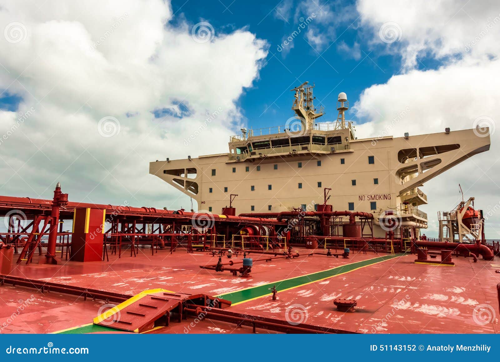 Ships superstructure stock photo. Image of tanker, huge - 51143152