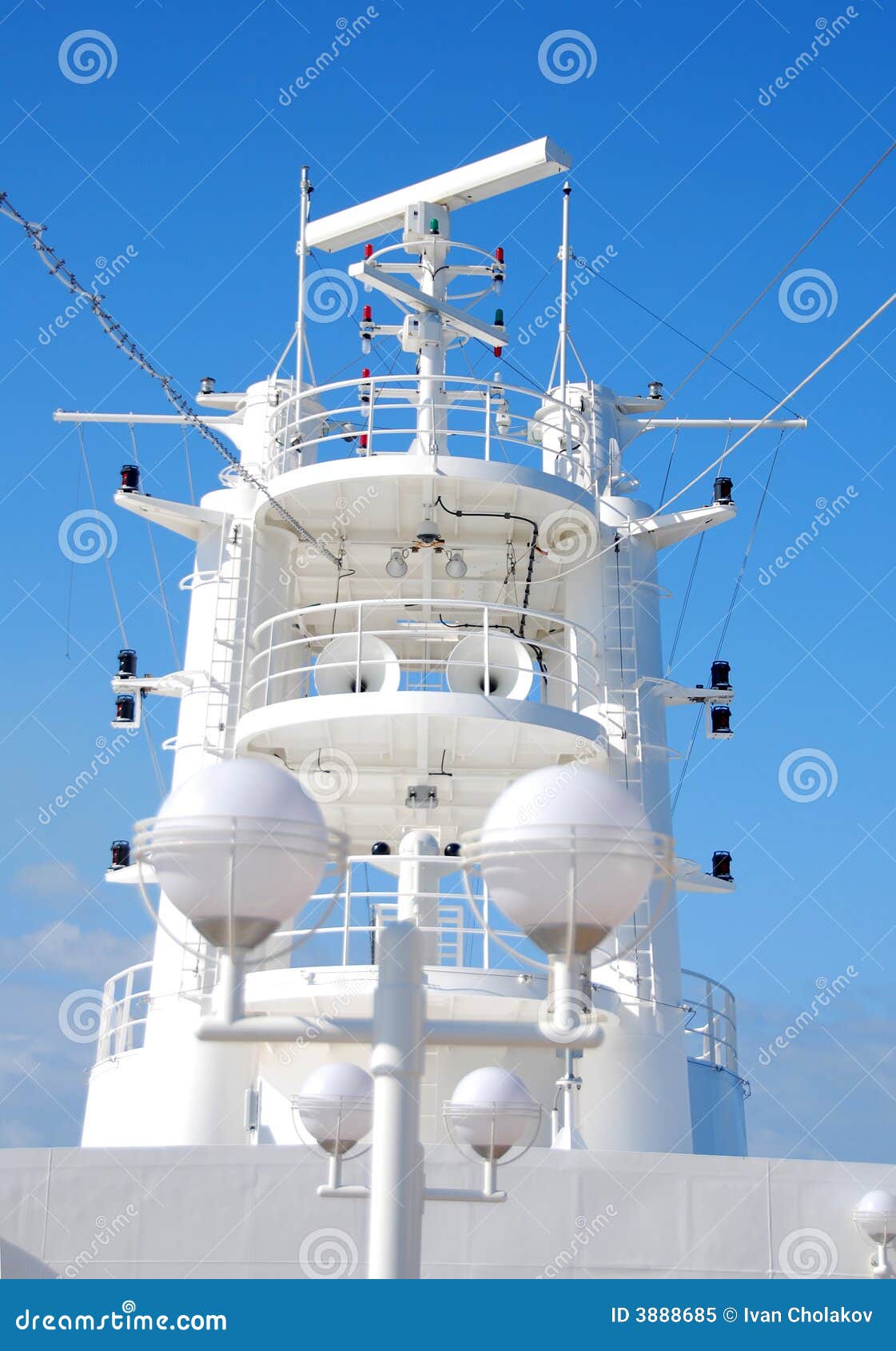 Ships Telecommunications Tower Stock Image - Image of beam, technology ...