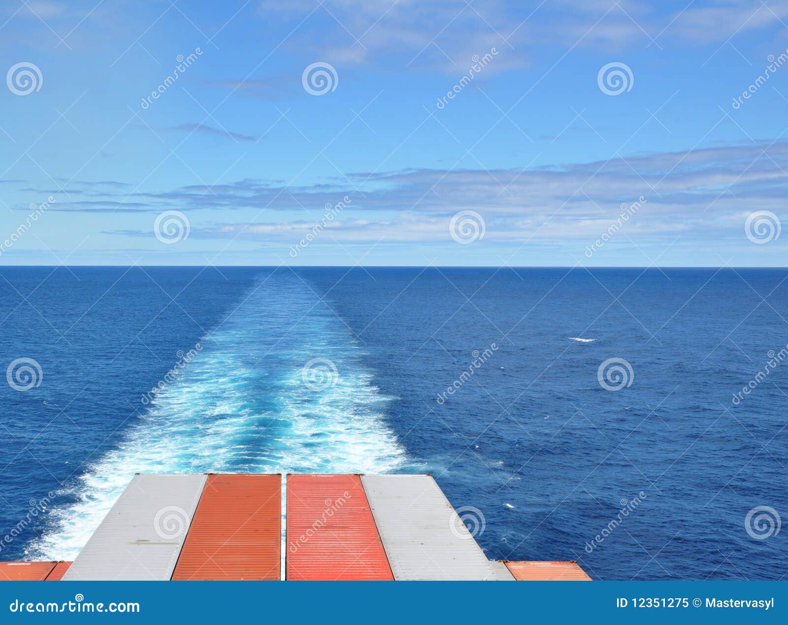 Ships trace stock image. Image of waves, water, blue - 12351275