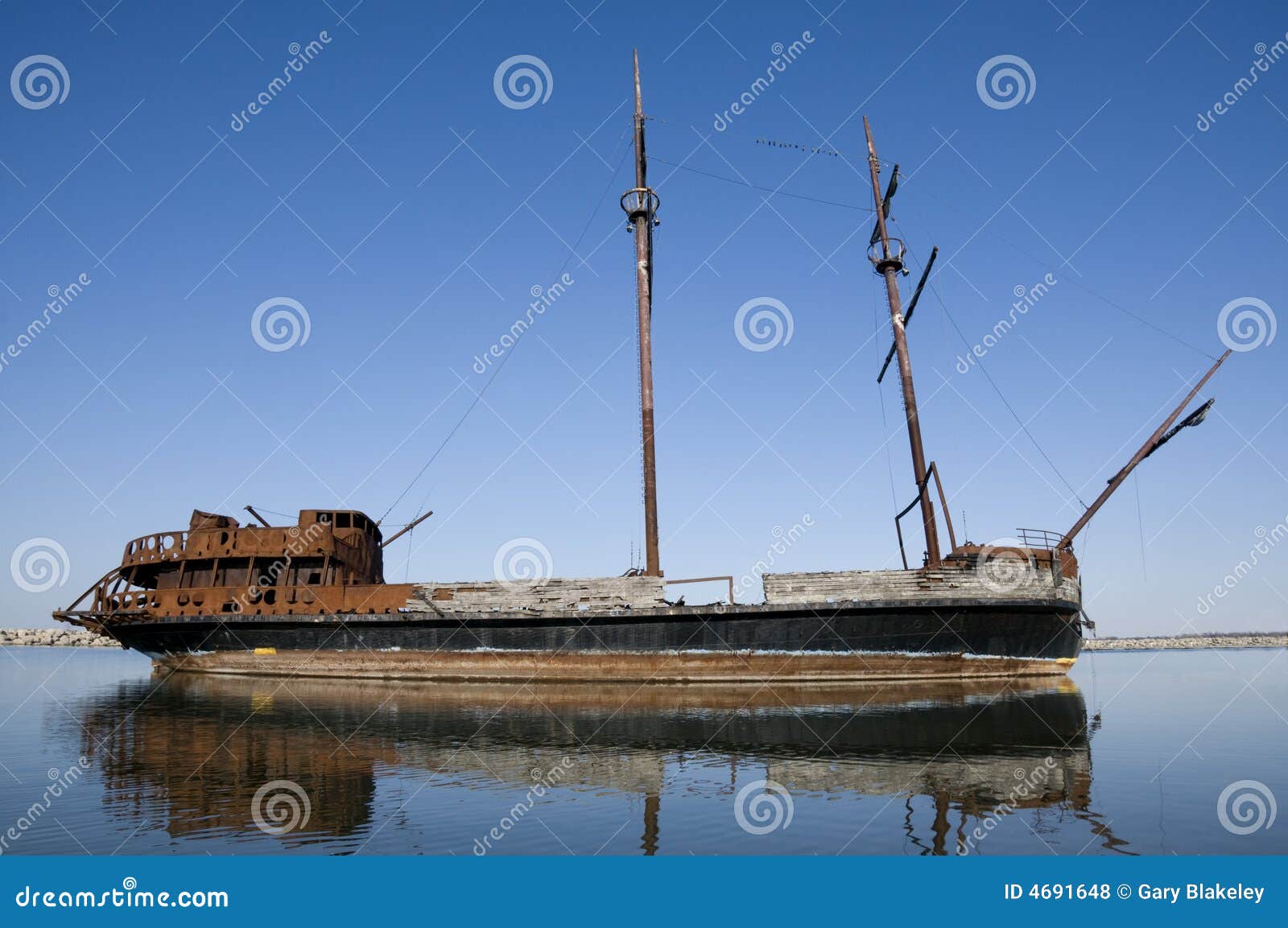 Shipwreck stock photo. Image of anchor, merchandise, beached - 4691648