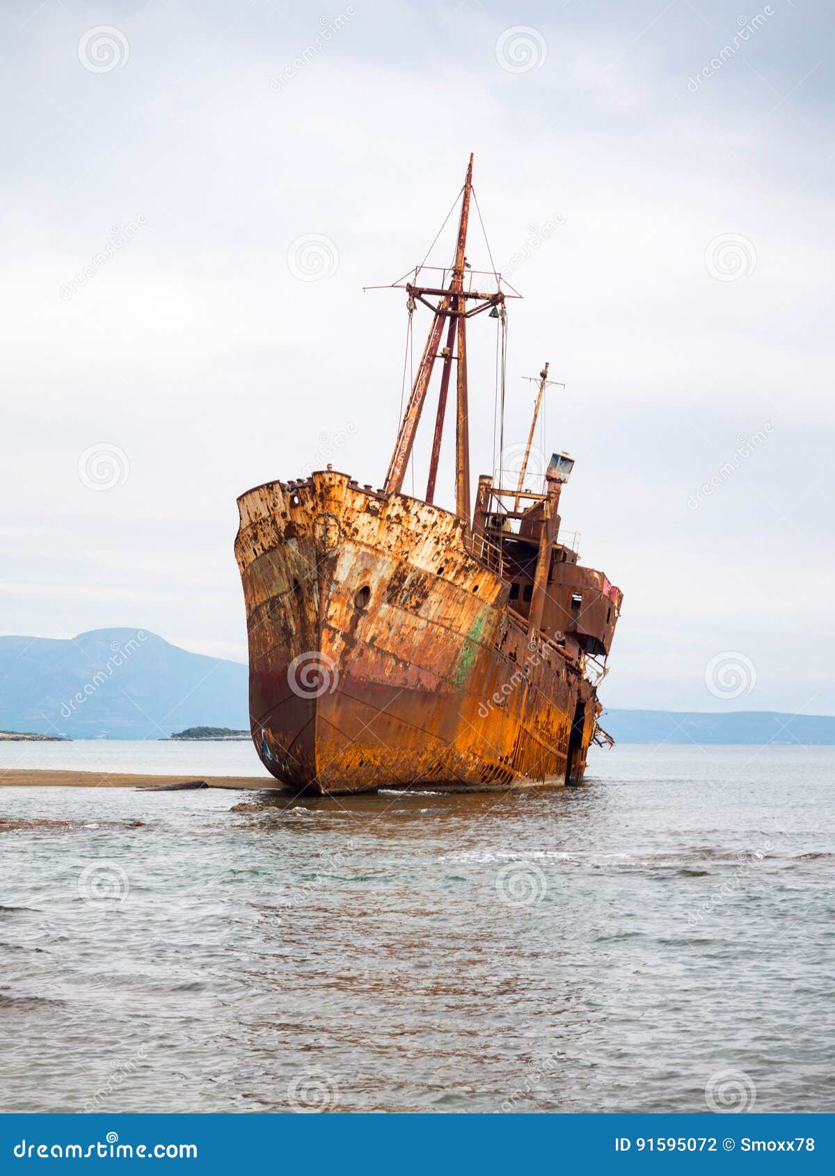 Small Shipwreck On Beach Royalty-Free Stock Photo | CartoonDealer.com ...