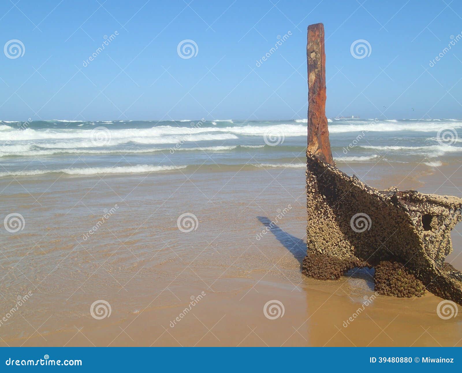 Shipwreck stock photo. Image of sunny, broken, remains - 39480880
