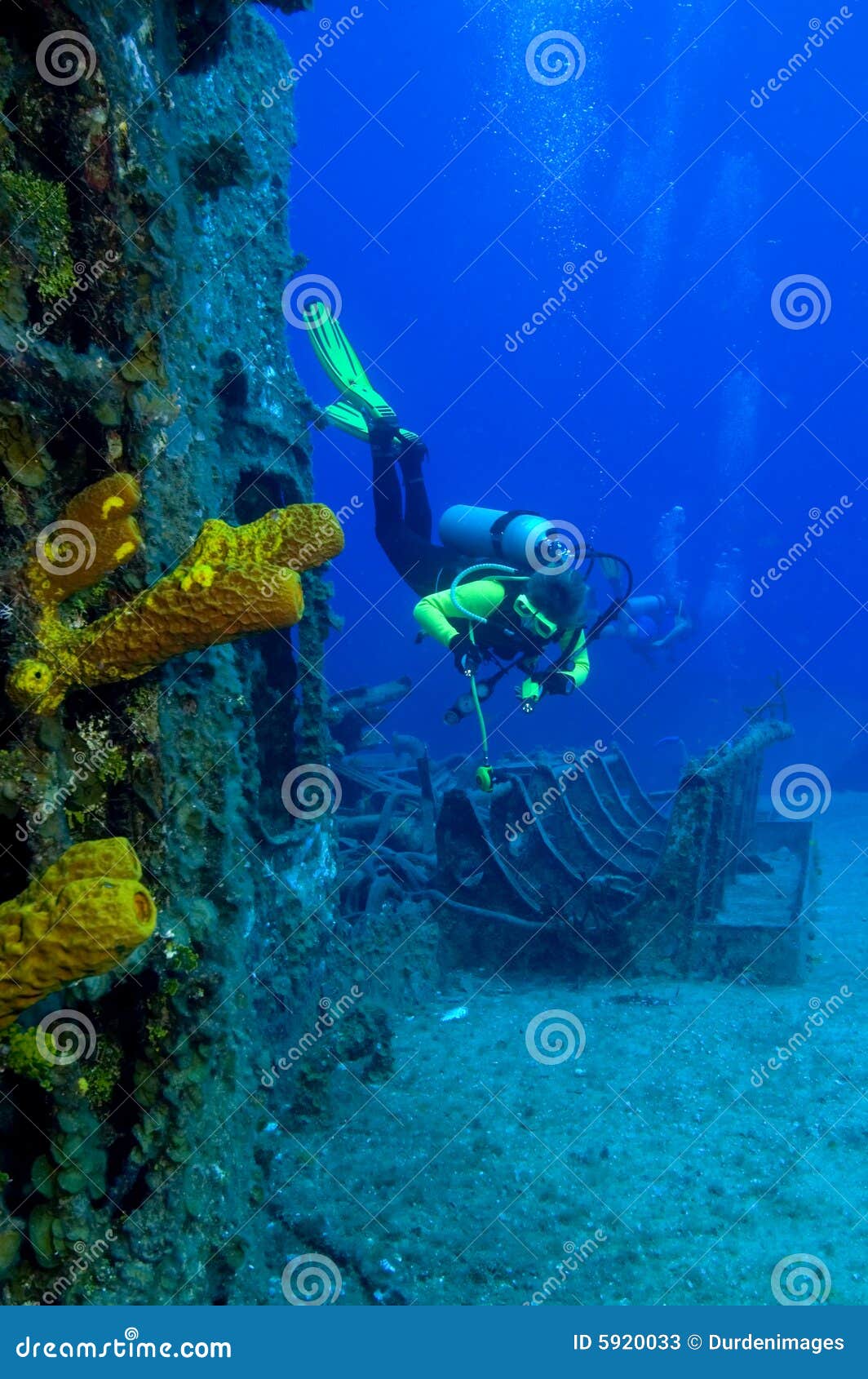 Shipwreck exploration stock image. Image of superstructure - 5920033