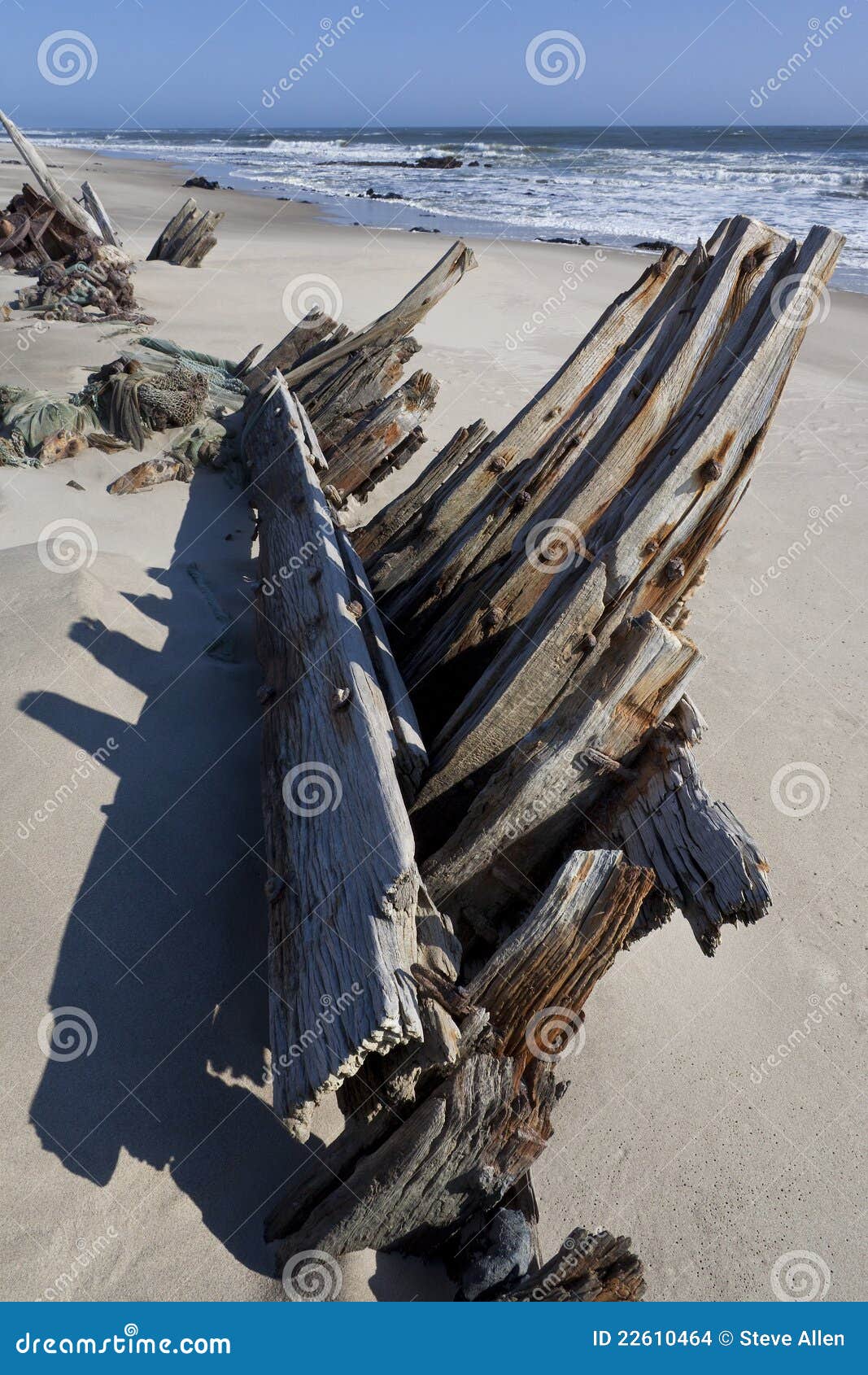 Shipwreck - Skeleton Coast - Namibia Stock Photo - Image of skeleton ...