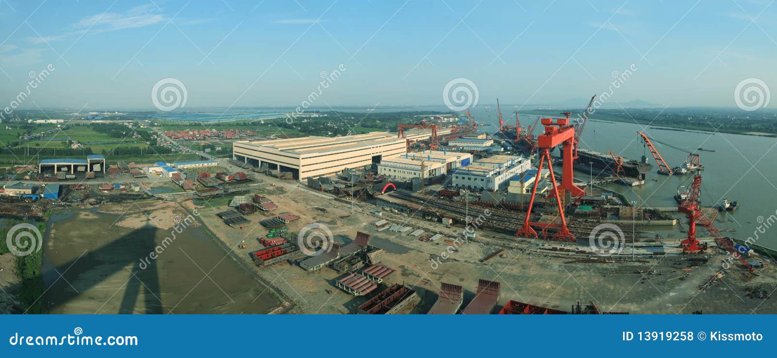 Shipyard stock photo. Image of build, shipyard, freight - 13919258