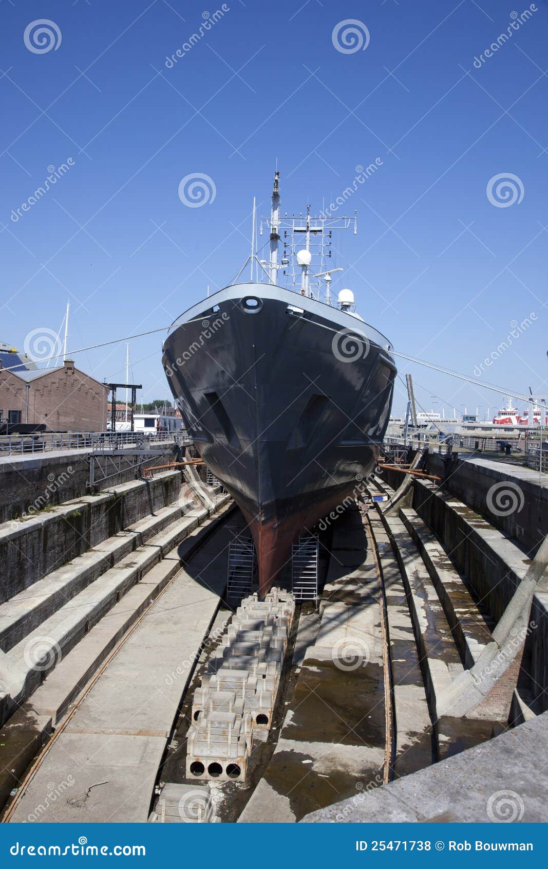 Shipyard stock photo. Image of front, industrial, industry - 25471738