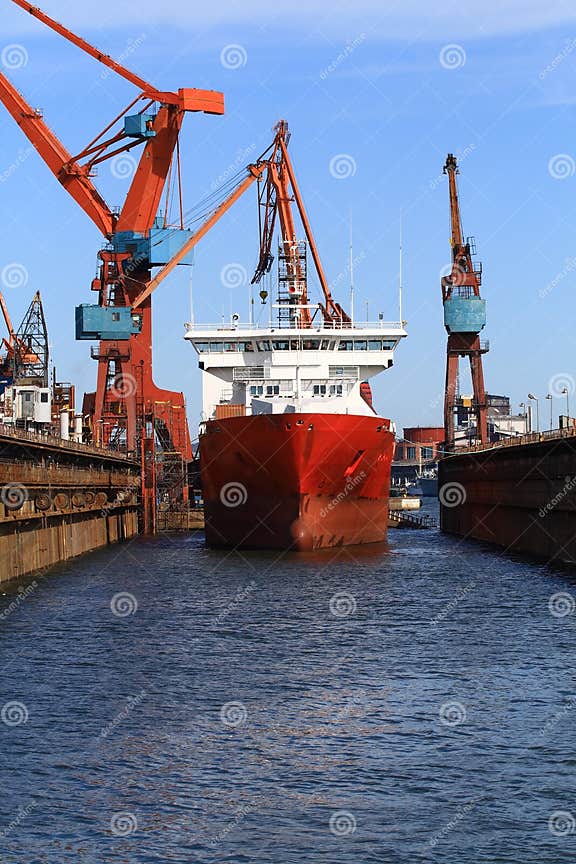 Shipyard stock image. Image of harbour, freight, harbor - 2736739