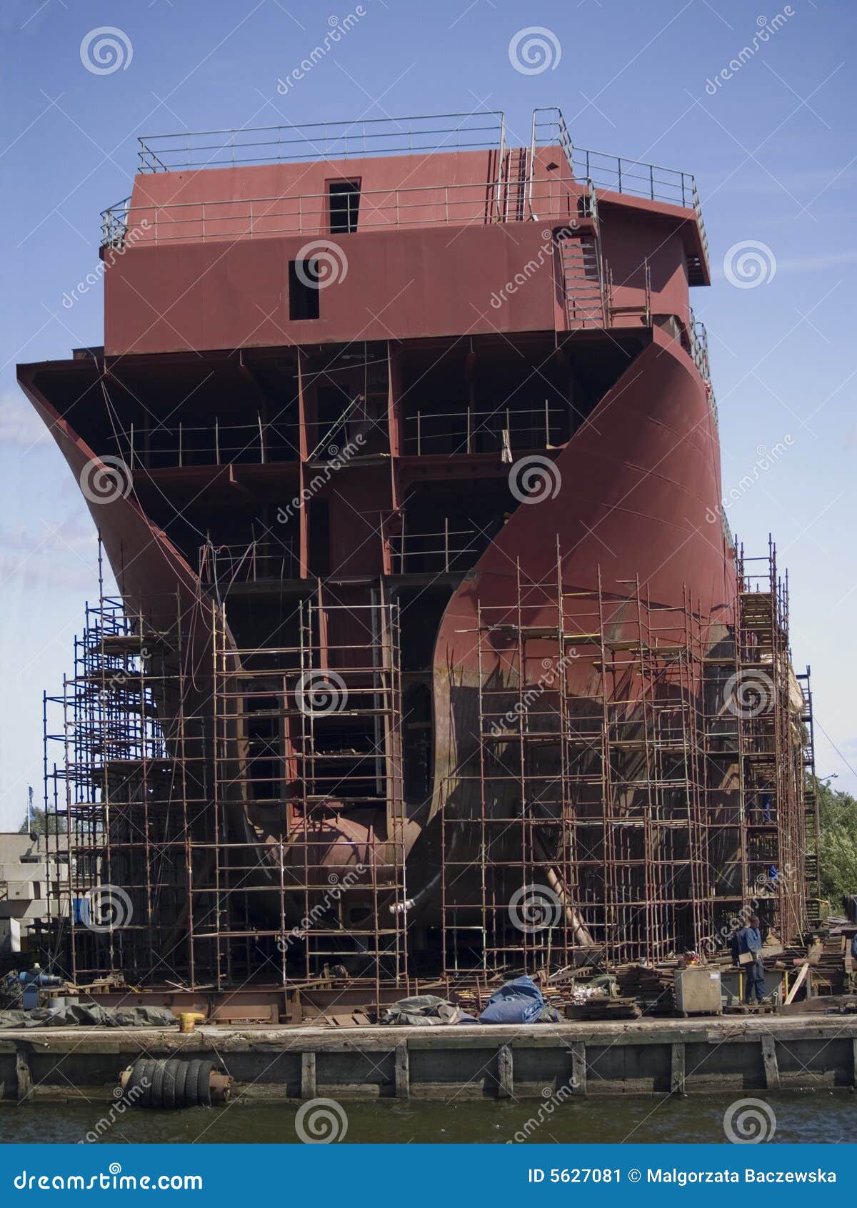 Shipyard stock image. Image of water, harbour, deck, dock - 5627081