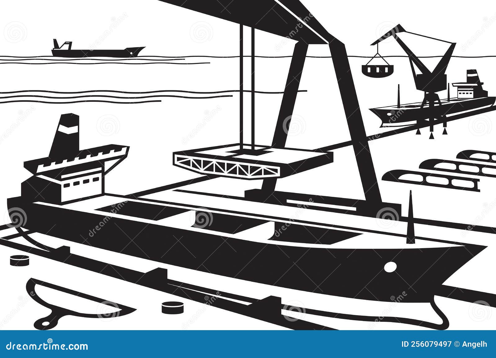 Shipyard Cartoons, Illustrations & Vector Stock Images - 1906 Pictures ...