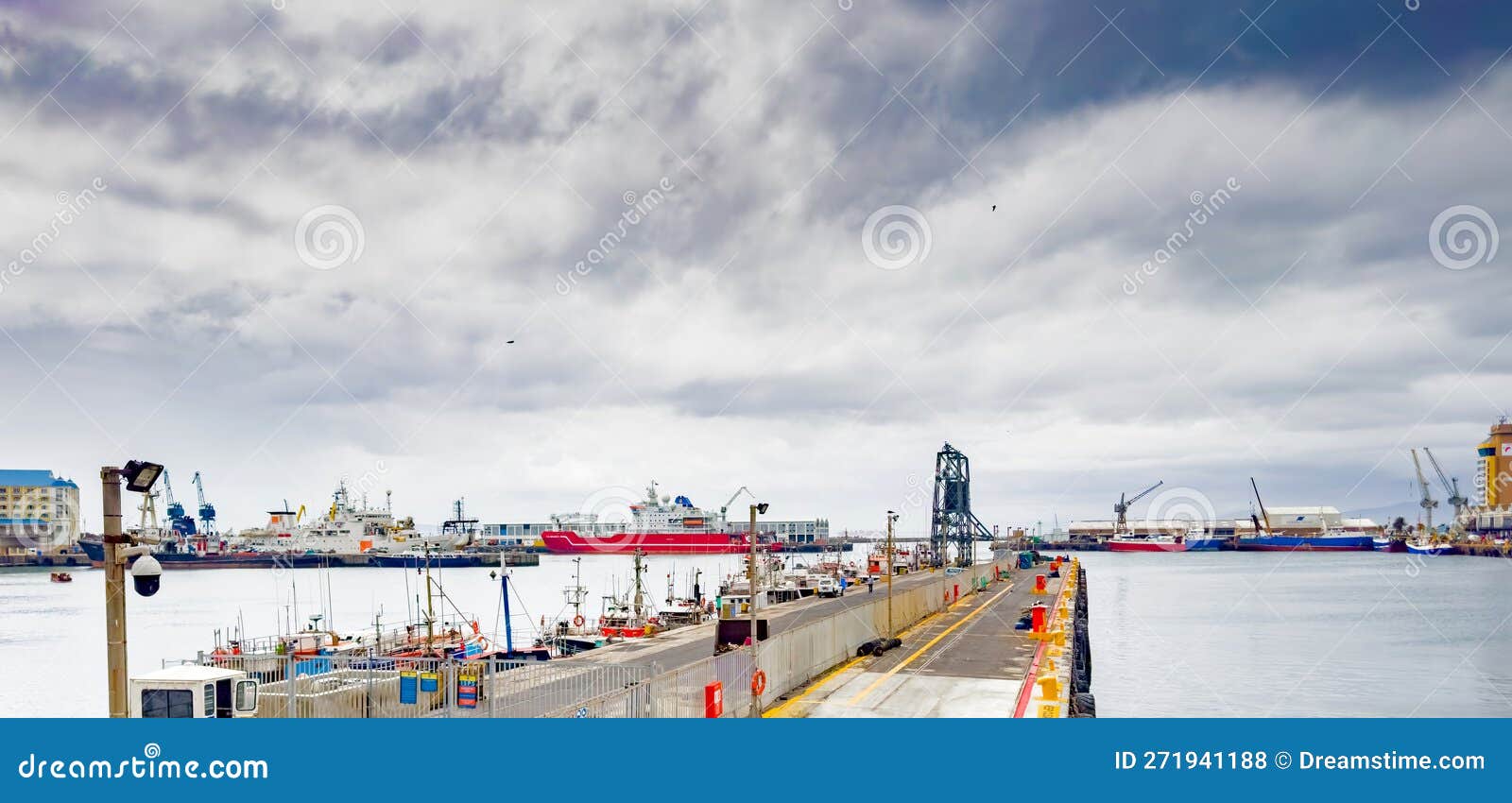 Shipyard Docks at V and a Waterfront Harbour Editorial Stock Photo ...