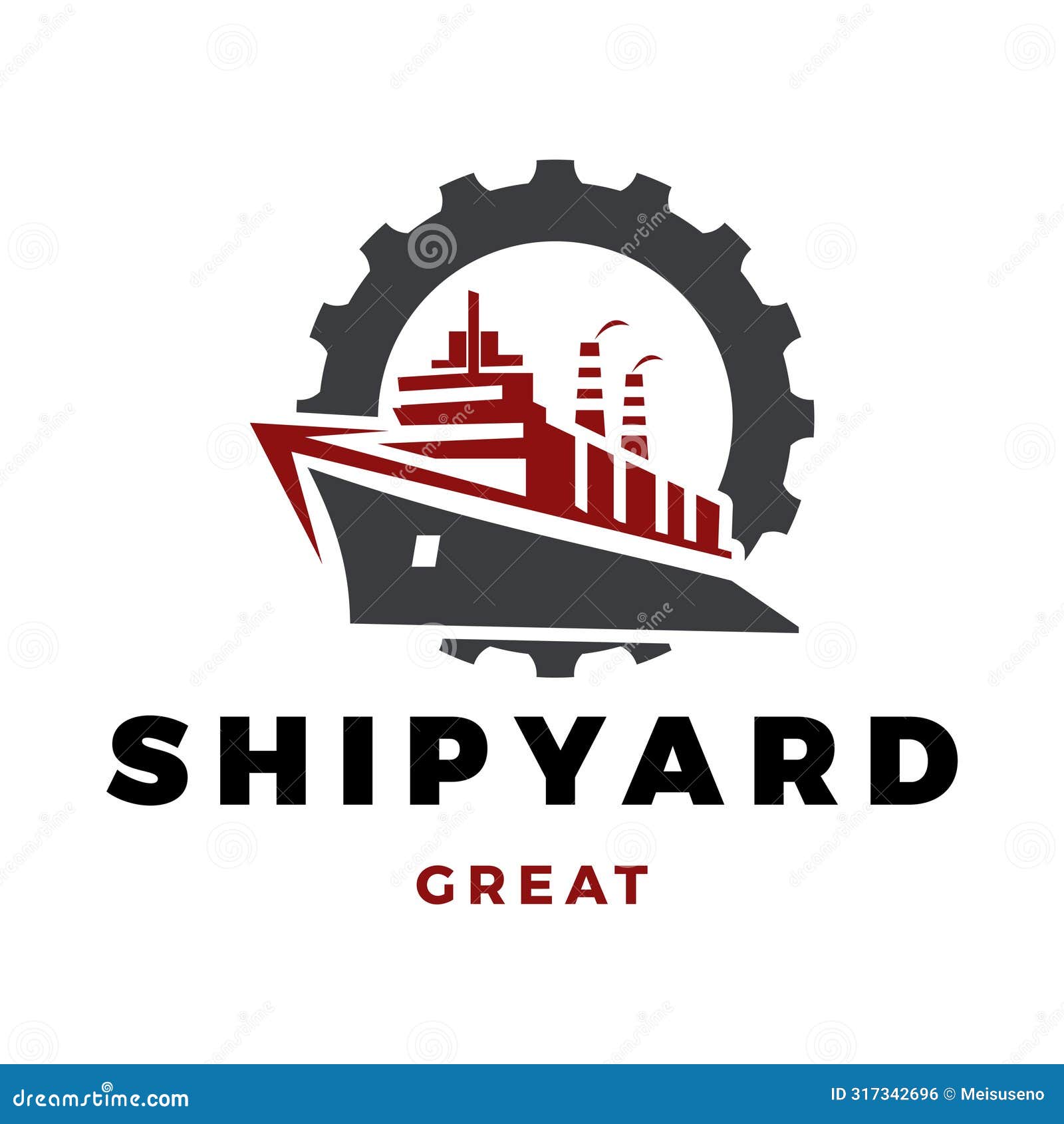 Set Of Shipyard Icon Logo Design Template Vector Illustration ...