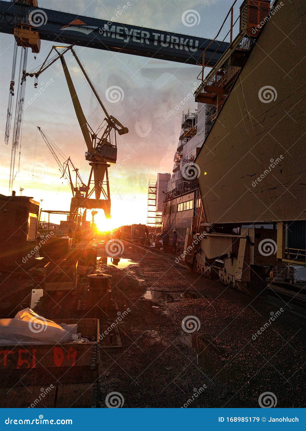 Sea, Harbor, Ice, Cold, Shipyard, Work-place, Editorial Stock Image ...