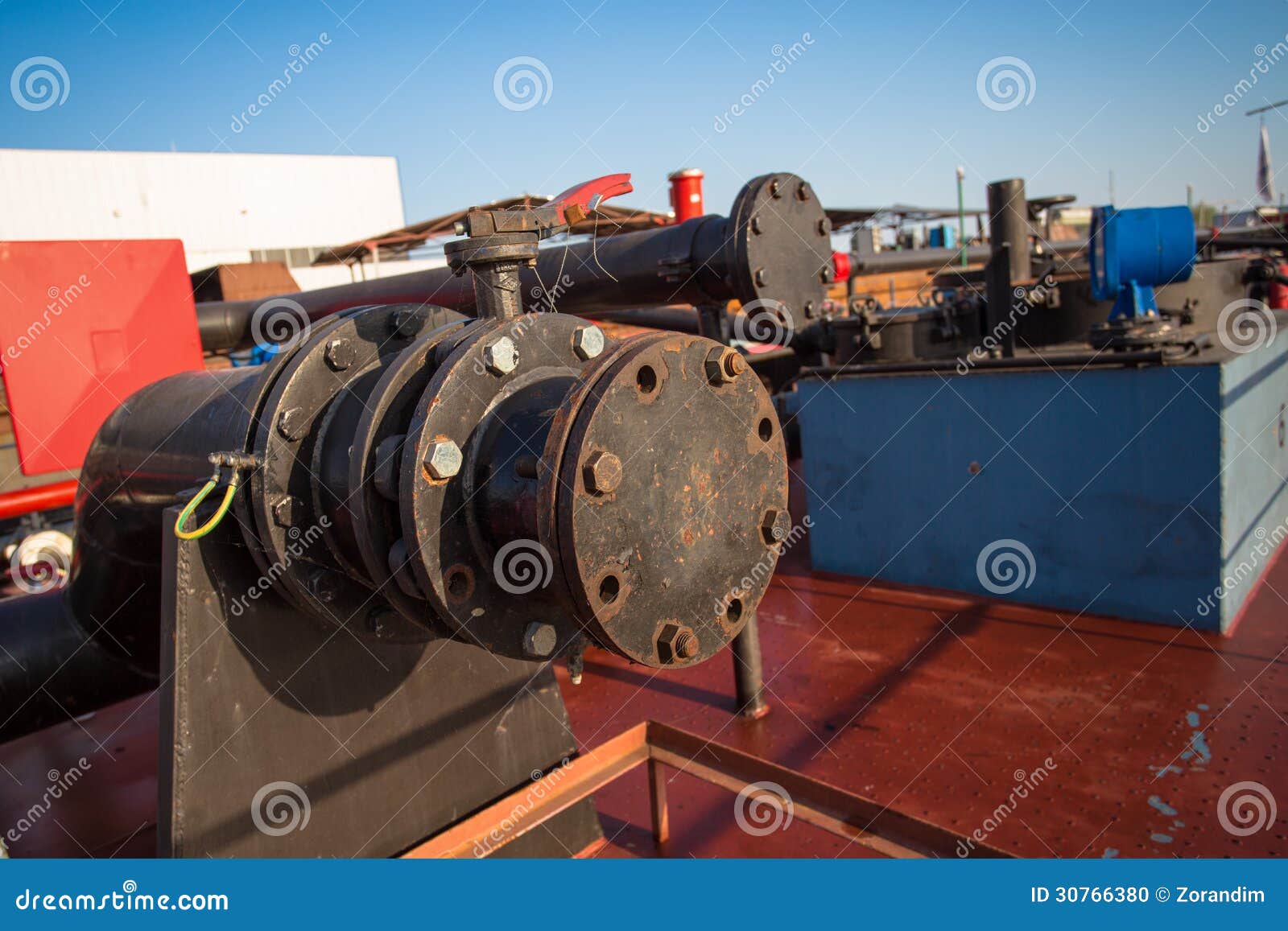 Shipyard pipes stock photo. Image of fuel, board, working - 30766380