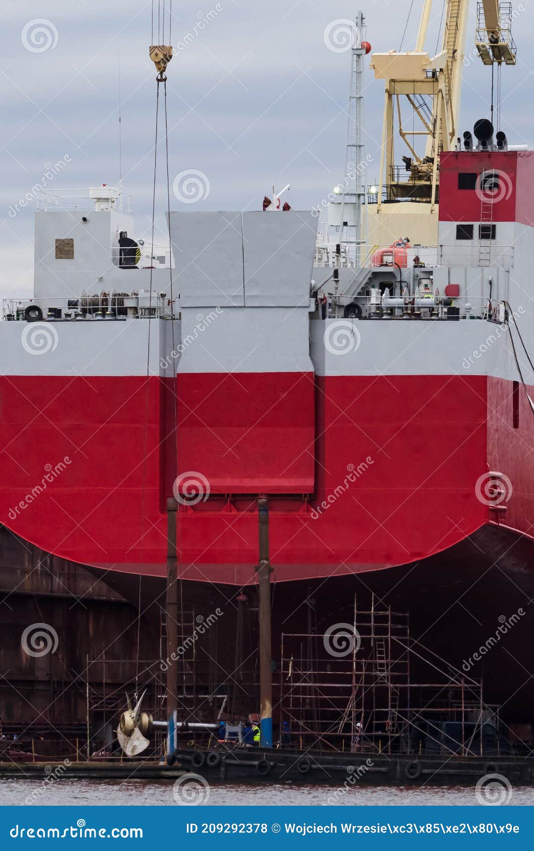 SHIPYARD stock photo. Image of engineering, repair, dock - 209292378