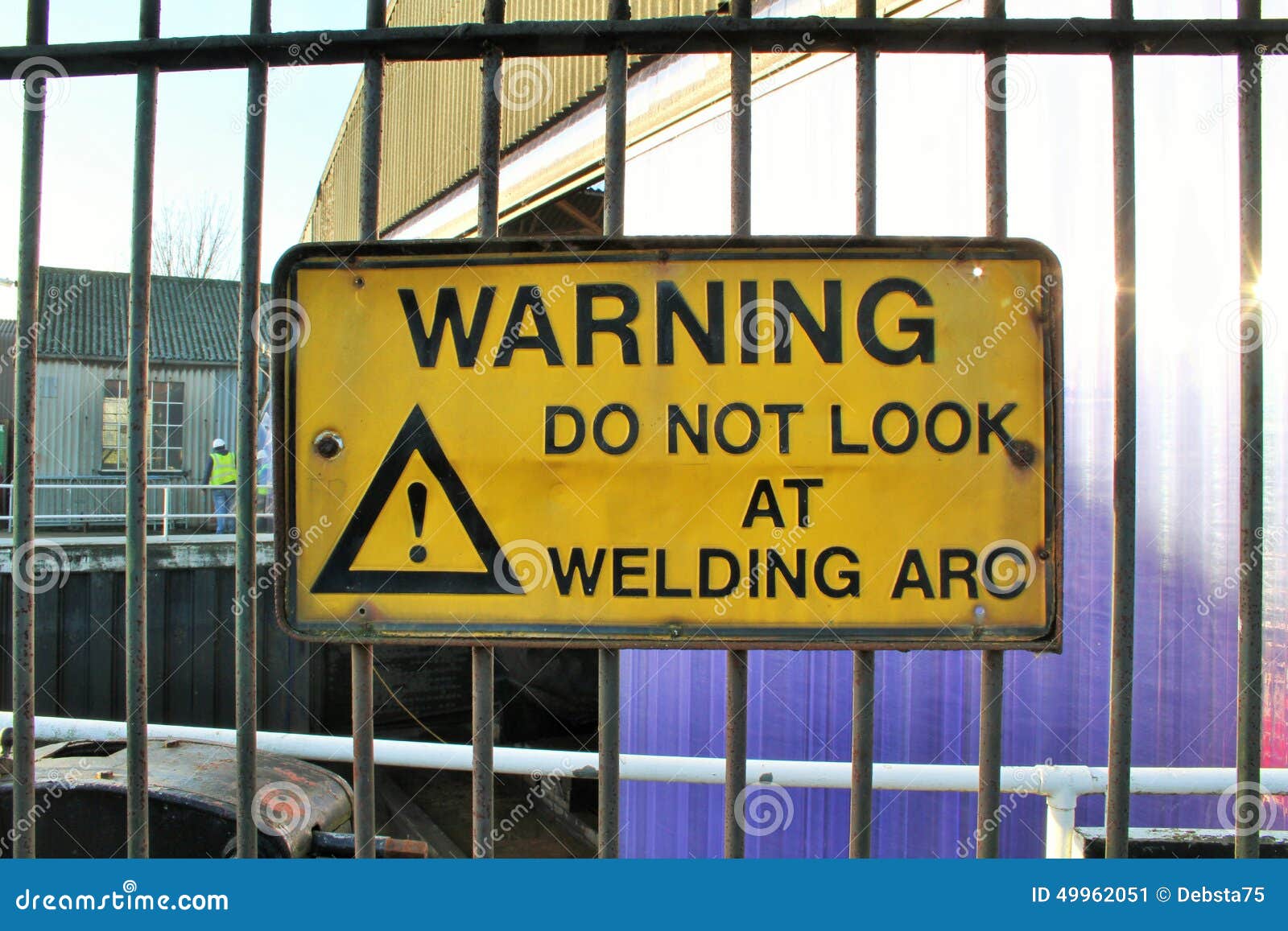 Shipyard welding stock image. Image of sign, danger, welding - 49962051