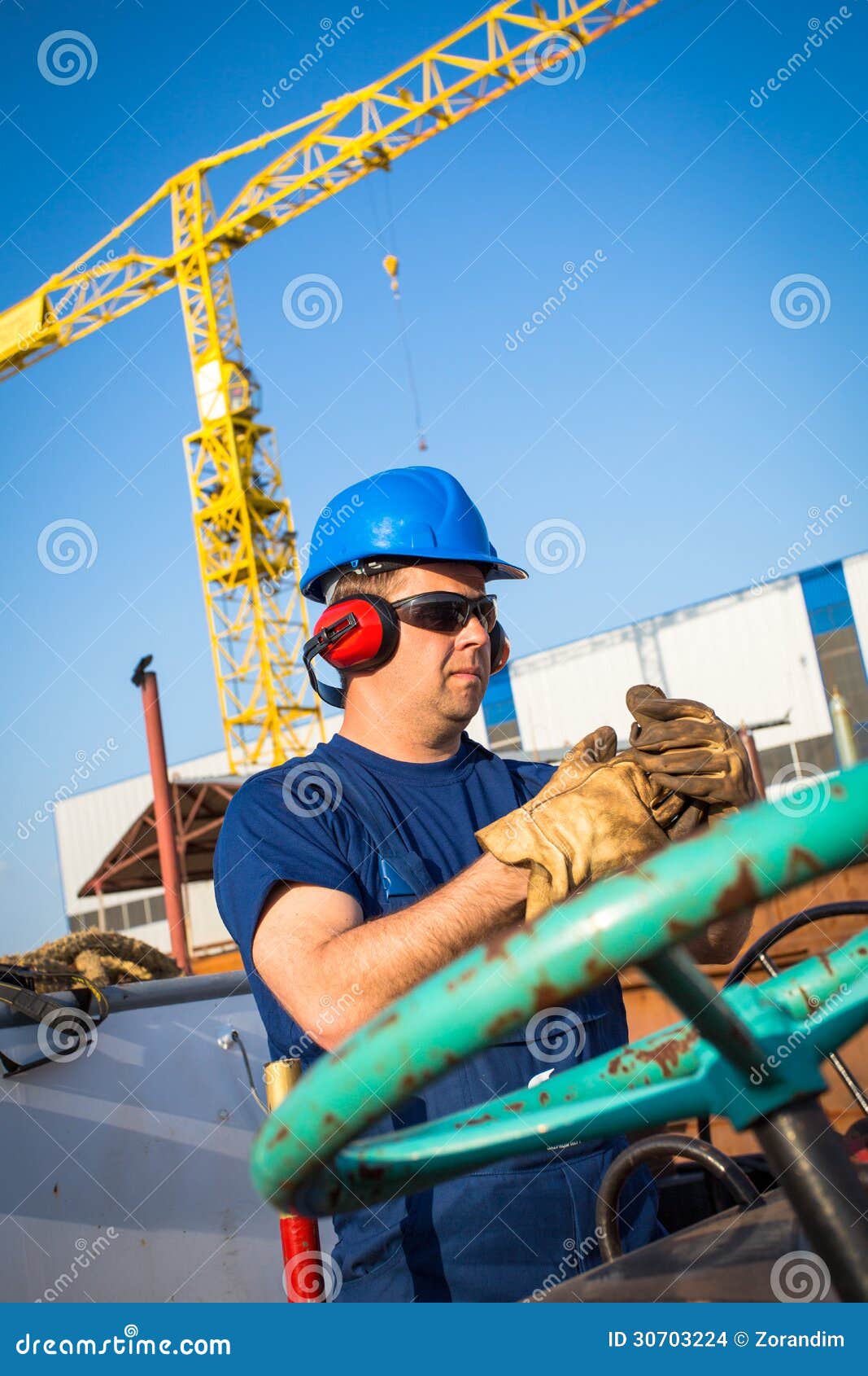 Shipyard workers stock photo. Image of helmet, persons - 30703224