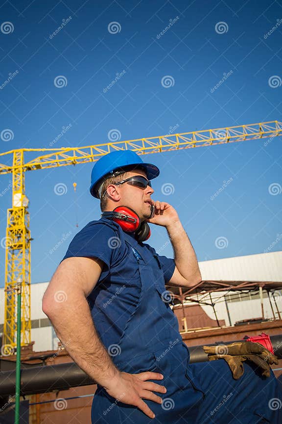 Shipyard workers stock photo. Image of builder, foreman - 30705802