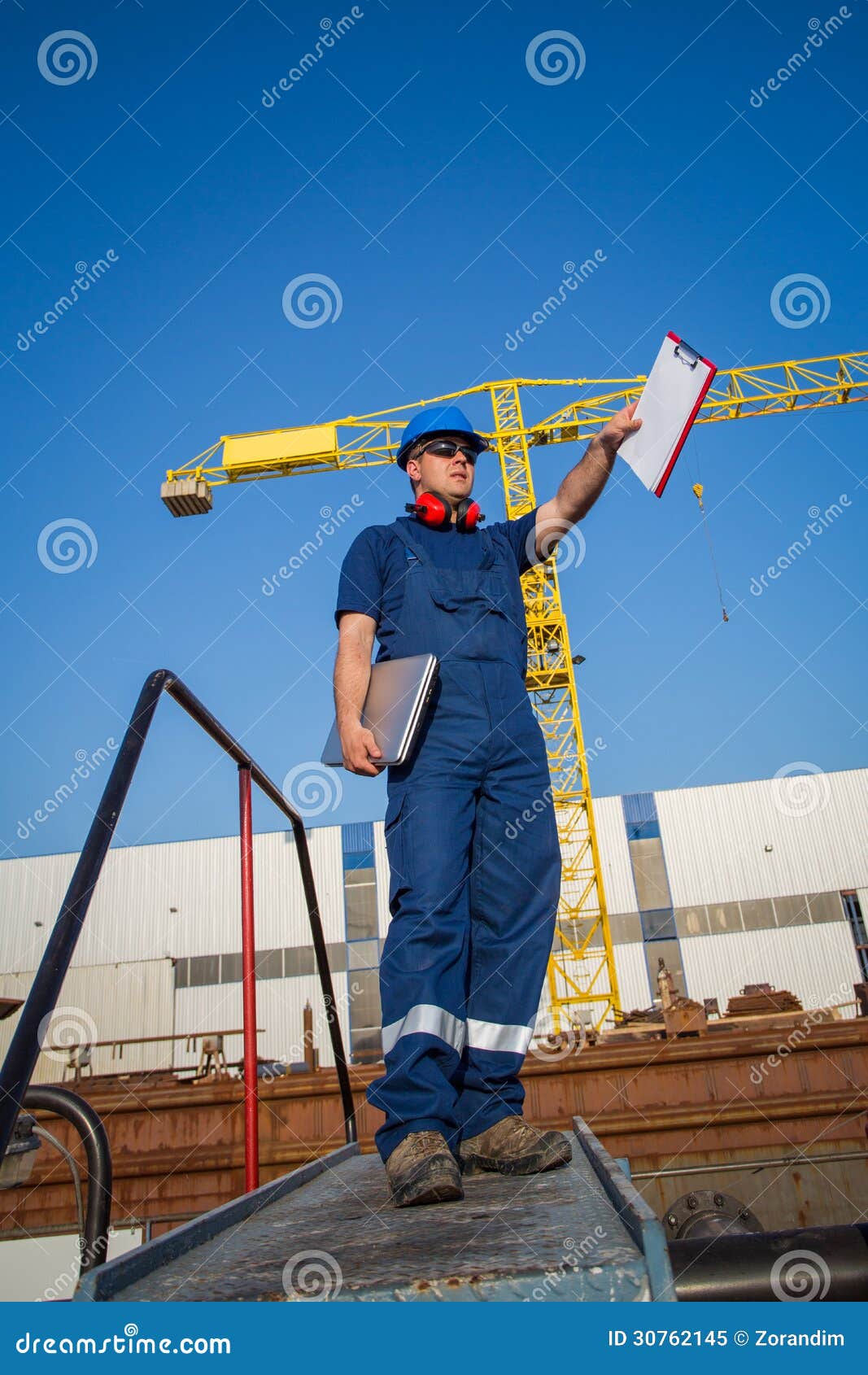 Shipyard workers stock image. Image of builder, foreman - 30762145
