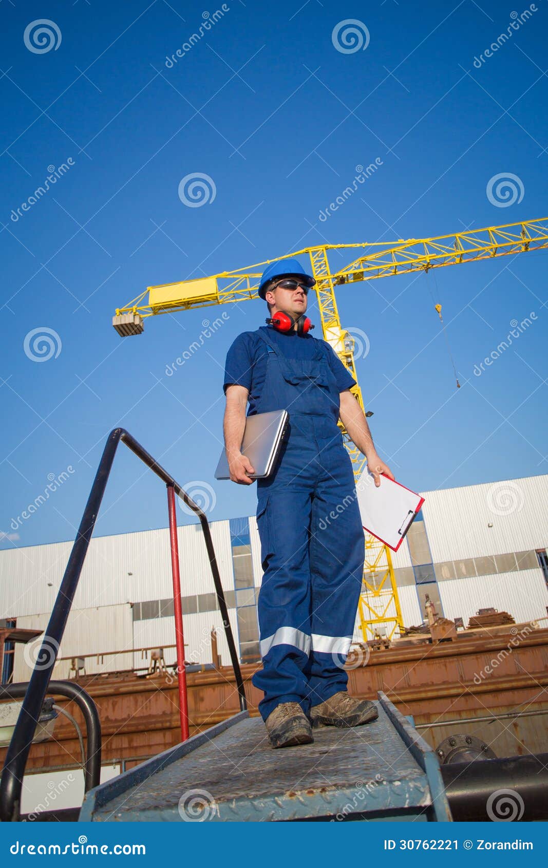 Shipyard workers stock image. Image of foreman, factory - 30762221