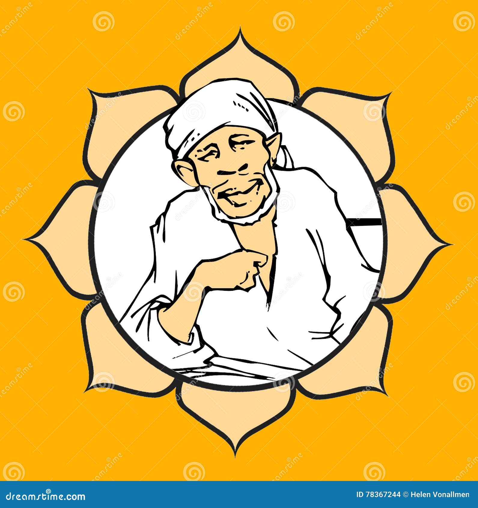 Shirdi Sai Baba editorial stock image. Illustration of guru - 78367244