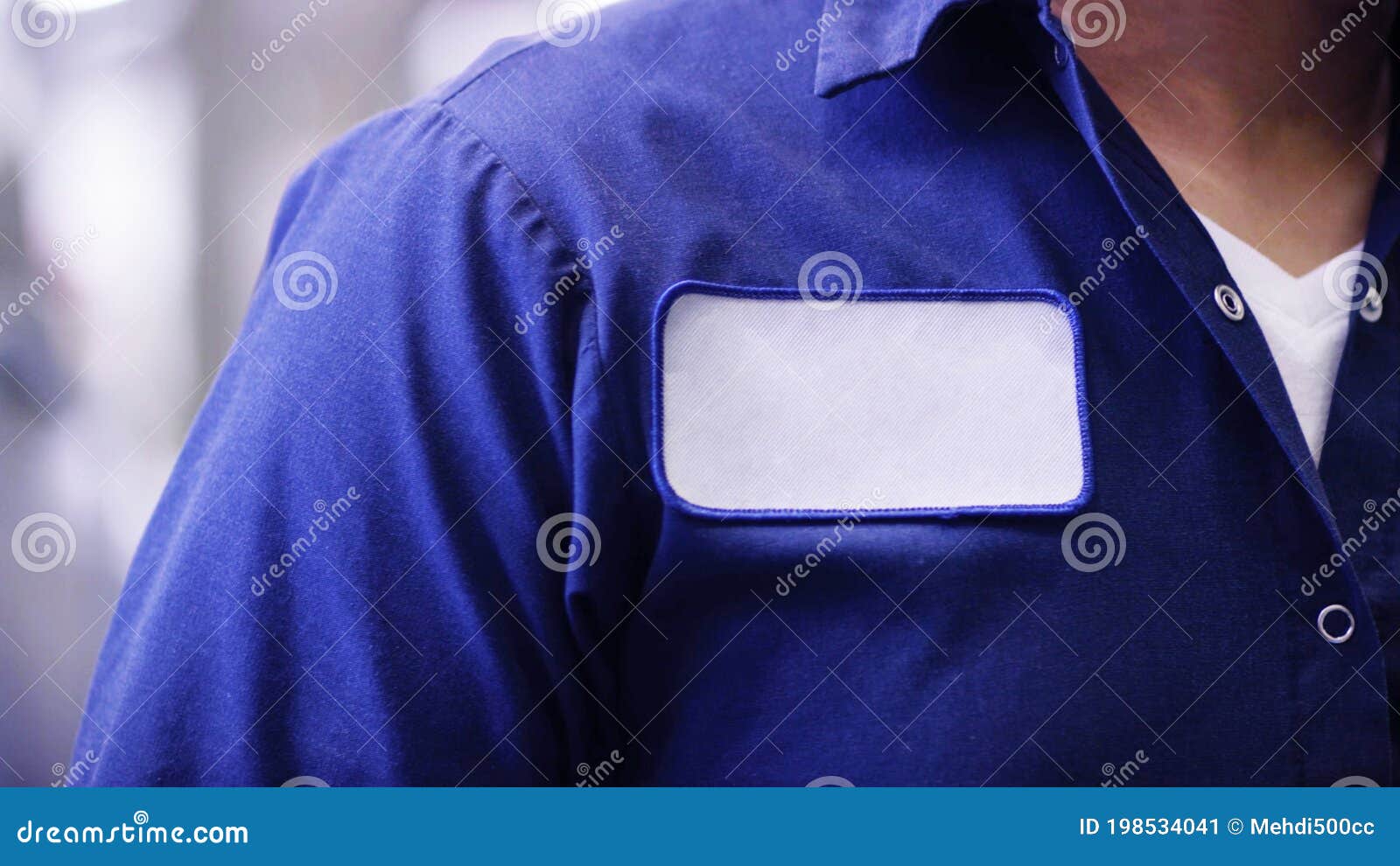 Shirt with Empty Name White Tag Stock Image - Image of name, card ...